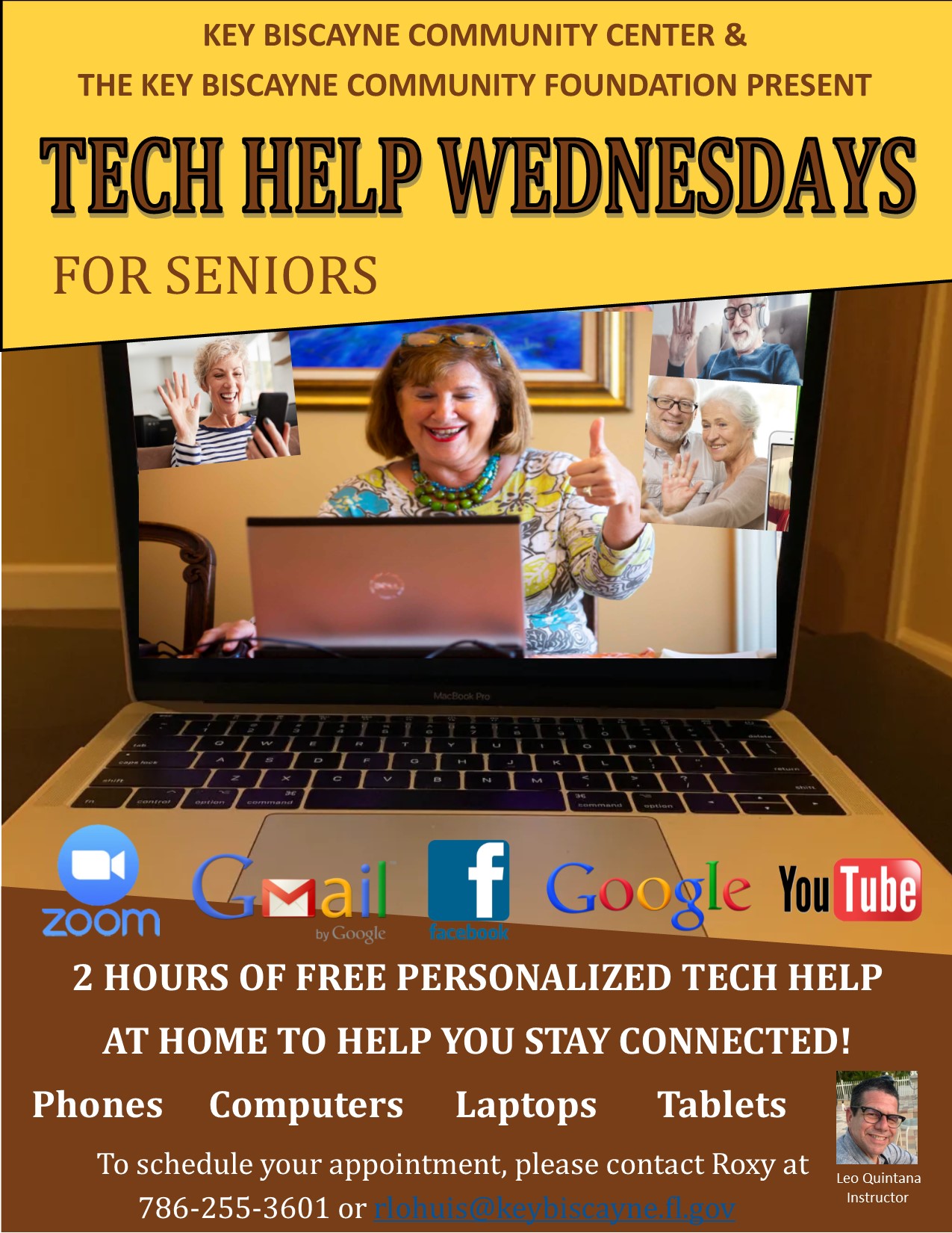 Seniors Tech Help Wednesdays - Key Biscayne Community Foundation