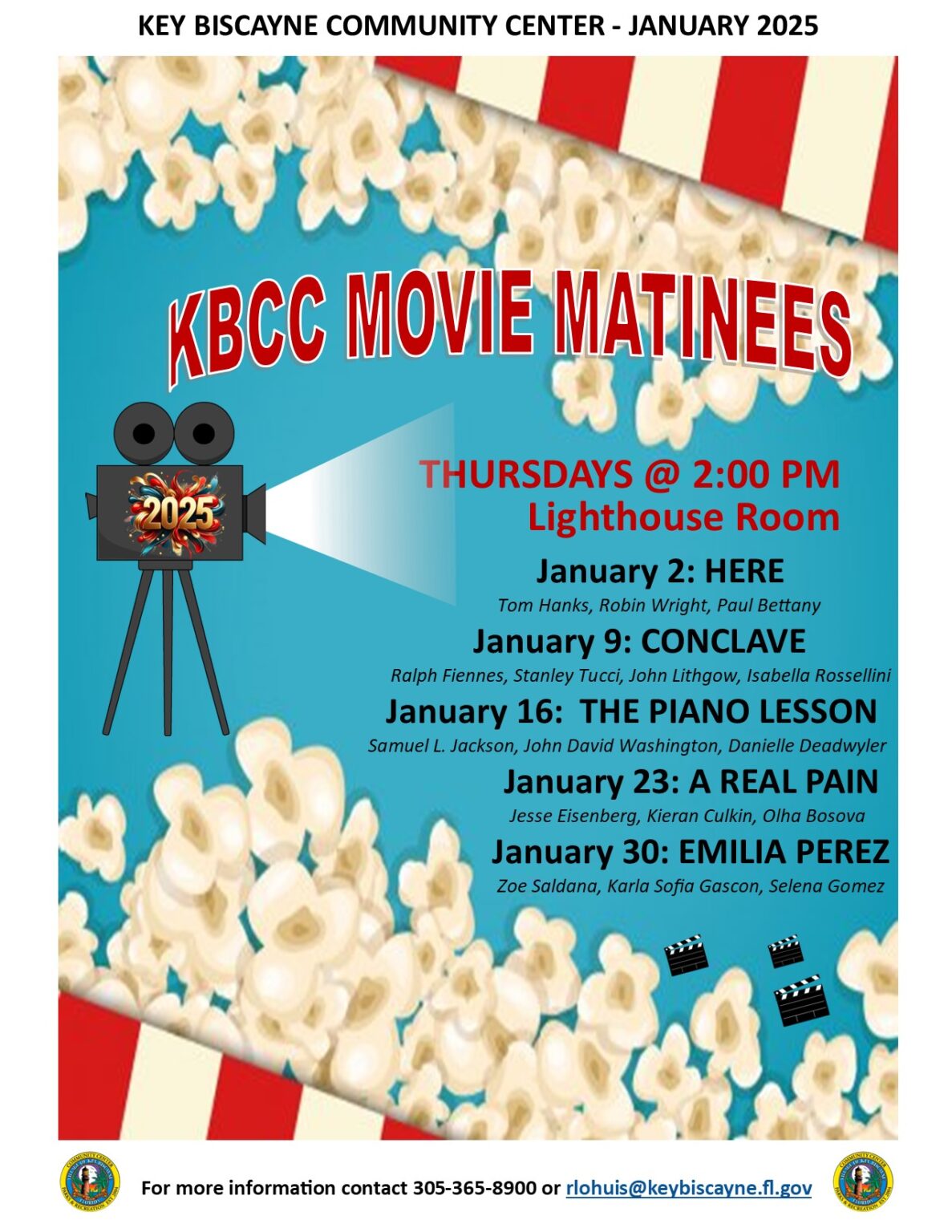 JAN 2 | Movie Matinees for Adults - Key Biscayne Community Foundation